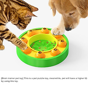 ikasus Dog Puzzle Toy, Interactive Dog Food Puzzle Slow Feeder Treat Dispenser for IQ Training & Mental Enrichment, Dog Treat Puzzle Feeder for Small,Medium and & Large Dogs Treat Training Type 3