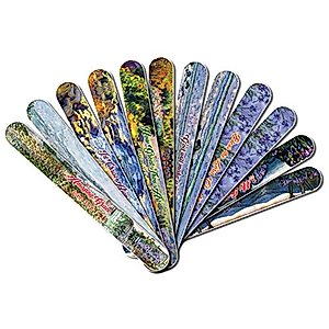 Christian Emery Board - Amazing Grace (12-Pack) - Manicure Pedicure - Stocking Stuffers Premium Quality Gift Ideas for Women and Men
