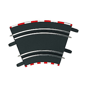 Carrera 61612 High Banked Curve 1/45 4-Piece add on Expansion Accessory Set Compatible with 1:43 Scale GO Electric and Battery Slot car Tracks