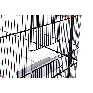 Prevue Pet Products Playtop Flight Bird Cage with Stand - F085, Black