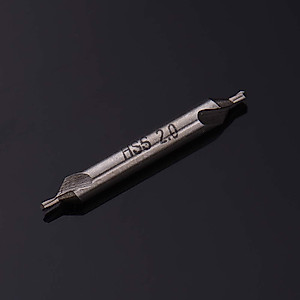 Combined Countersinks Drills Set Tool 5 Pack Center Drill Countersink Lathe Bit Mill Tooling Set Tip Angle 60 Degree Bits for Metal, Alloy, Copper, Iron, Aluminum, Titanium and Wood Working