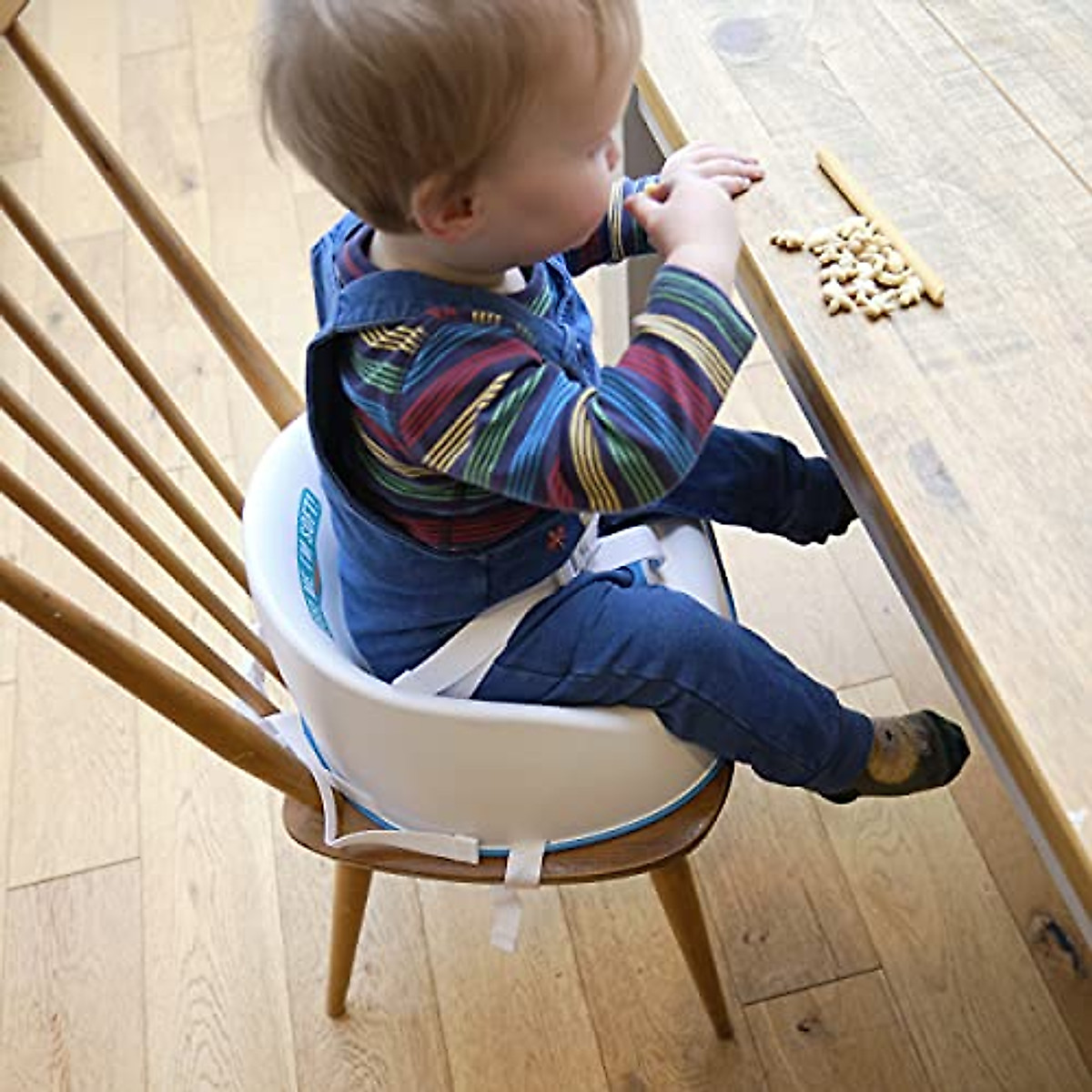 Prince Lionheart Squish Booster Seat, Berry Blue, 3-Point Harness and Dual-Strap System, Easy to Wipe Clean, and Lightweight