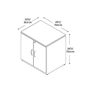 Bush Business Furniture Series C Collection 30W Storage Cabinet in Mocha Cherry