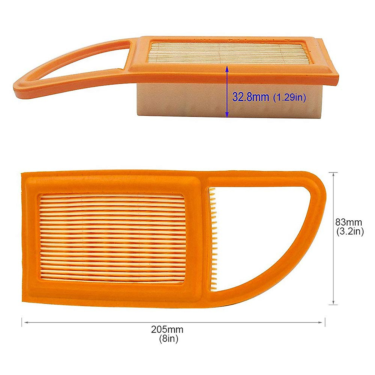 HIFROM Air Filter Compatible with Stihl BR500 BR550 BR600 4282-141-0300 4282 141 0300 4282 141 0300B Backpack Blowers Parts