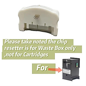 T6710 Maintenance Ink Tank Chip Resetter for Epson Workforce Pro WF-5190 WF-5690 WF-4630 WF-5110 WP-4010 WF-7710 WF-7720, white
