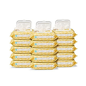 Medline Baby Wipes Plus, Super Soft and Premoistened, Hypoallergenic, 8 x 6 inches (15 pack)