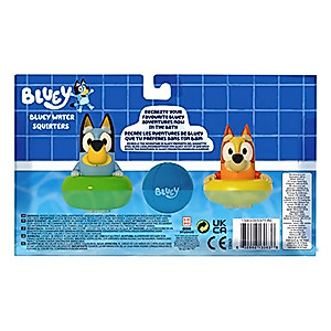 Bluey Bath Squirters 3-Pack, Multicolor, Small