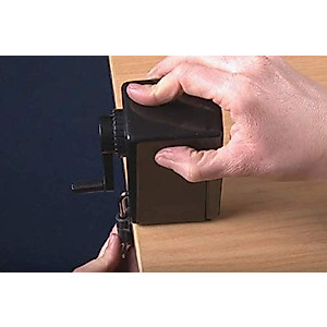 Derwent Super Point Manual Helical Pencil Sharpener (2302001) , Black , 1 Count (Pack of 1)