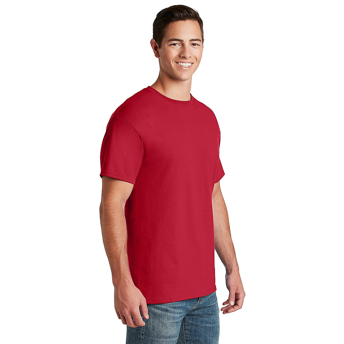 Jerzees Dri-Power Mens Active T-Shirt Medium True Red