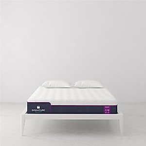 Signature Sleep Memoir 10 Inch Memory Foam Box, Medium, Certipur-US and Oeko-TEX Mattress, Queen, White