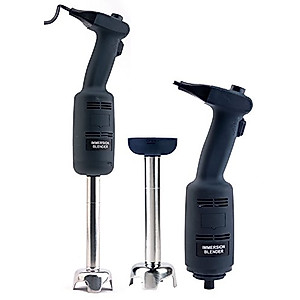 Zz Pro Commercial Electric Big Stix Immersion Blender Hand held variable speed Mixer 220 Watt power with 6-Inch Removable Shaft, 6-Gallon capacity(MW220S6)