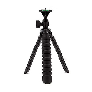 Panasonic LUMIX ZS80 24-720mm Travel Zoom Lens Digital Camera (Silver) Bundle with 64GB Extreme Pro, 2 Battery/Dual Charger kit, Spider Tripod, and Camera Accessory Bundle