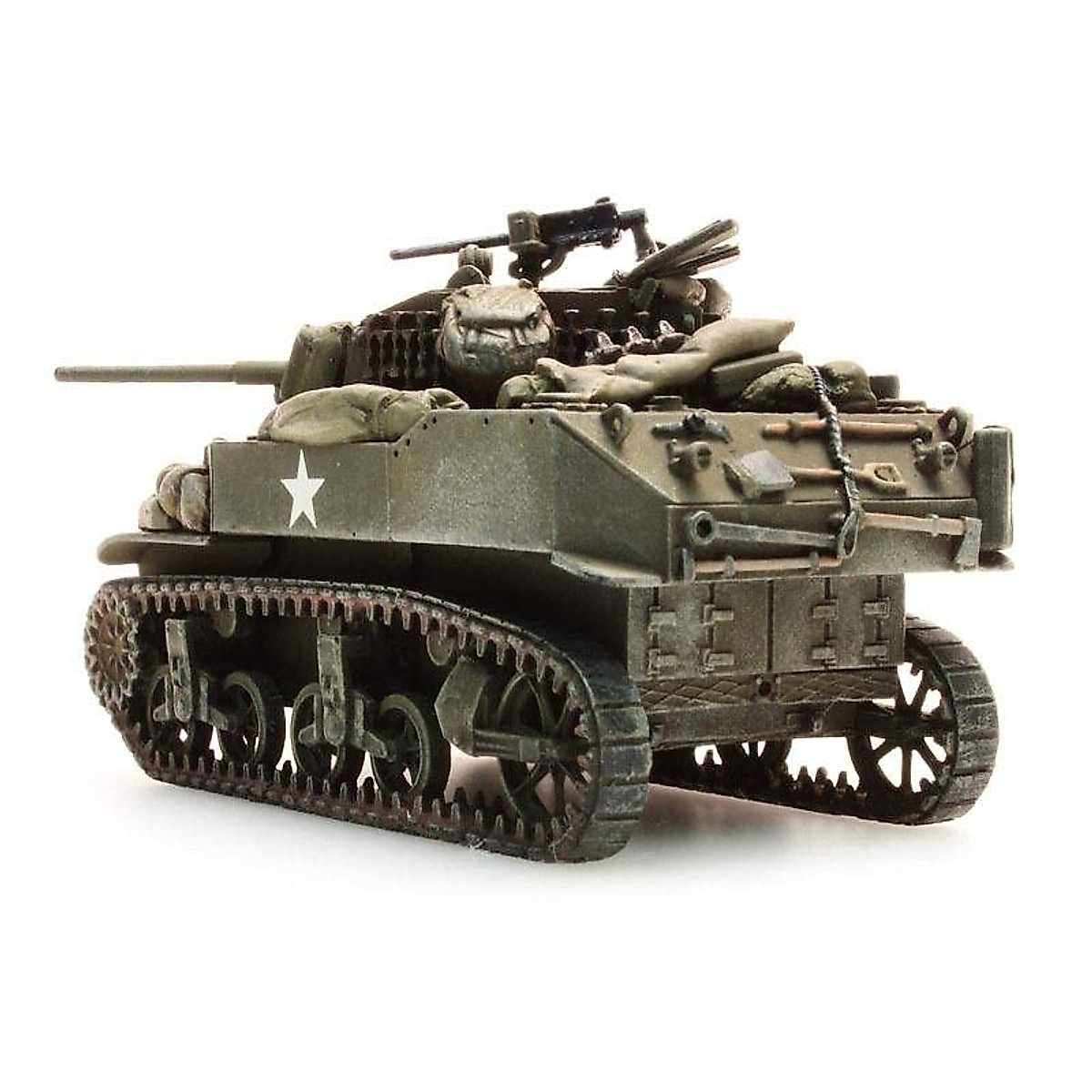 FloZ ARTITEC M5A1 Stuart Light Tank Stowage 1 1/87 Scale Finished Model Tank (387.79-S1)
