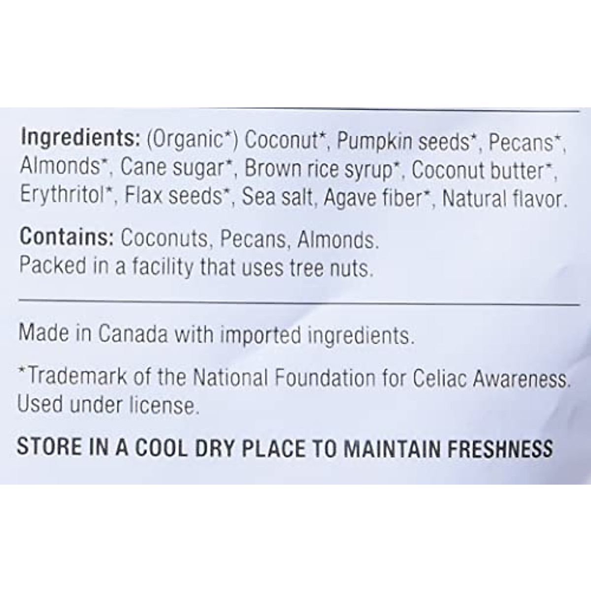 Inno Foods Organic Coconut Keto Cluster (Net Wt 16 Ounce ),