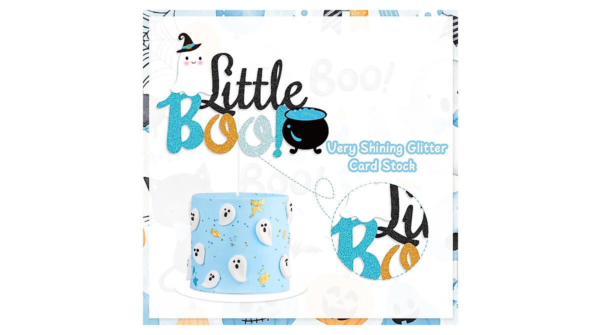 Blue Halloween Baby Shower Decorations | Spooky Party Supplies