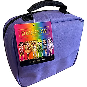 Fast Forward Rainbow High Insulated Lunch Bag (Purple)