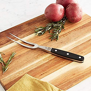 Mercer Cutlery Renaissance, 6-Inch Carving Fork, Black