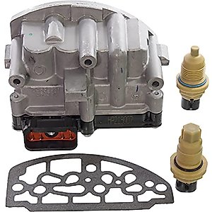 APDTY 709211-Kit Automatic Transmission Shift Control Solenoid Block Pack Includes Gasket & Input & Output Speed Sensor (Replaces Mopar 5015646AC, 5140429AA, 5015646AB, 4504570AB; Made In USA!)
