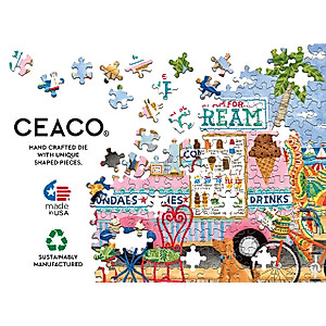 Ceaco - Food Trucks - Ice Cream Truck II - 500 Piece Jigsaw Puzzle