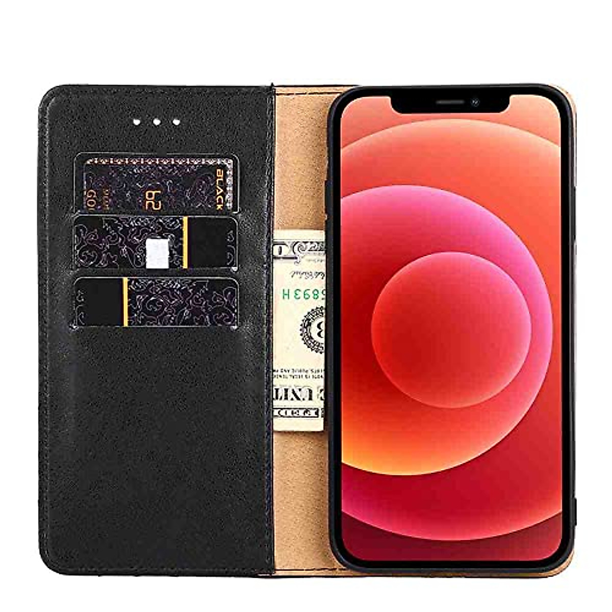 BANLEI2U Phone Cover Wallet Folio Case for LG V20, Premium PU Leather Slim Fit Cover for LG V20, Protective Cover, Black