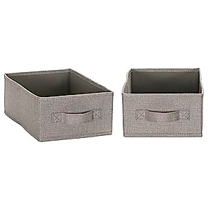 Household Essentials Narrow Closet Organizer Drawers 2 Pack, Gray