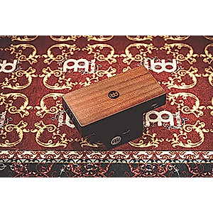 Meinl Pickup Slaptop Cajon Box Drum with Internal Snares and Forward Projecting Sound Ports - NOT MADE IN CHINA - Mahogany Playing Surface, 2-YEAR WARRANTY (PTOPCAJ4MH-M)