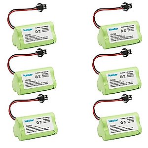 Kastar 6-Pack Ni-MH Battery 3.6V 1200mAh Replacement for Lithonia ELB-B001, Lithonia EU2 LED, M12, Lithonia ELM2LED, Lithonia 00257, Unitech AA900MAH 3.6V Ni-CD Exit Sign Emergency Light Battery