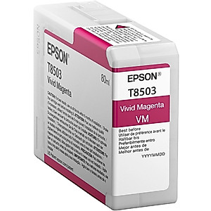 Epson T850300 T850 UltraChrome HD Vivid Magenta -Ink