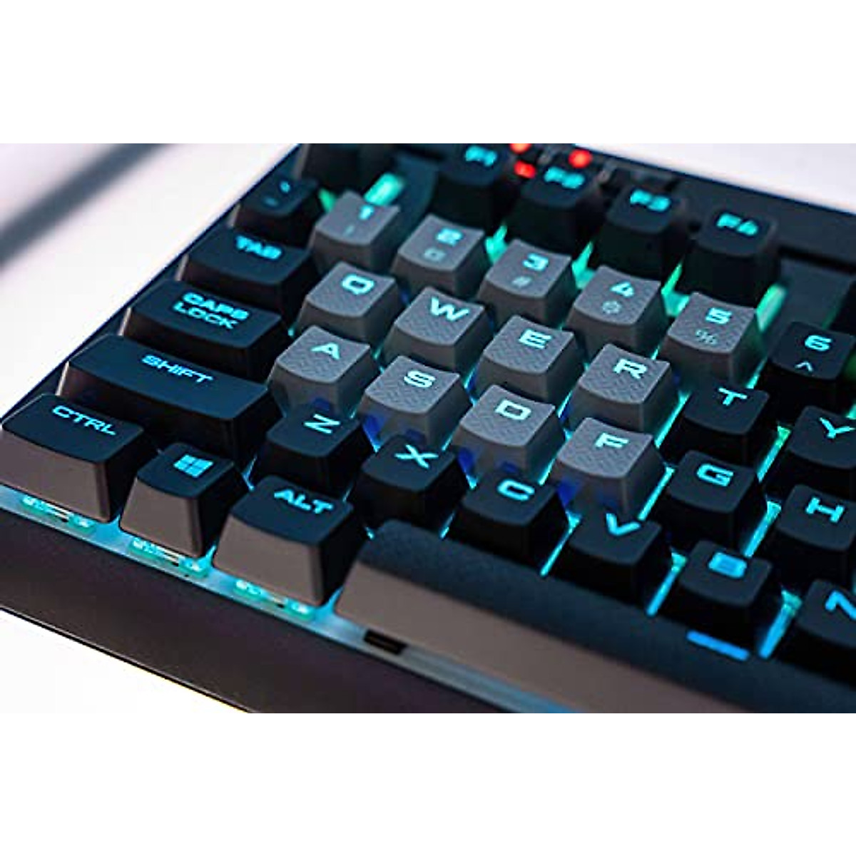 Cherry MX Key Switch FPS Backlit Key Caps for Corsair Gaming Keyboards! (Gray)