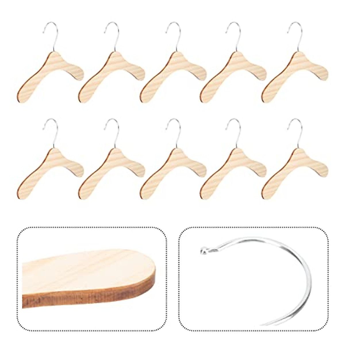 BCOATH 10pcs Skirt Pet Clothes Household Doll Small Costume Clothing Dog Hangers Shorts Professional Accessory Trouser Baby Apparel Puppy Coat Jeans Scarf - Cm Cat Slack for Kids Hanger