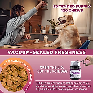 Glucosamine for Dogs Powder, Probiotics for Dogs Soft Chews