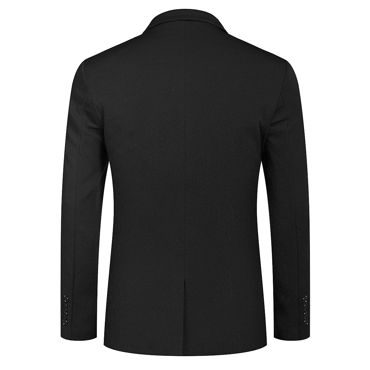 COOFANDY Men's Sportcoat Slim Fit Notched Lapel Causal Party Blazer Jacket Black