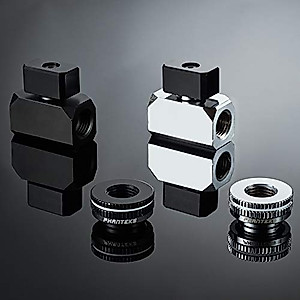 Phanteks Glacier Series PH-PTF_BK_G1/4, G1/4” Premium Pass-Through Fitting – Black