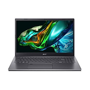 acer 2024 Aspire 5 15.6” FHD IPS Laptop 10-Core 13th Intel Core i5-1335U Iris Xe Graphics 16GB LPDDR5 512GB NVMe SSD Thunderbolt4 WiFi AX BT Webcam HDMI2.1 Backlit KB Windows 10 Pro w/RE USB