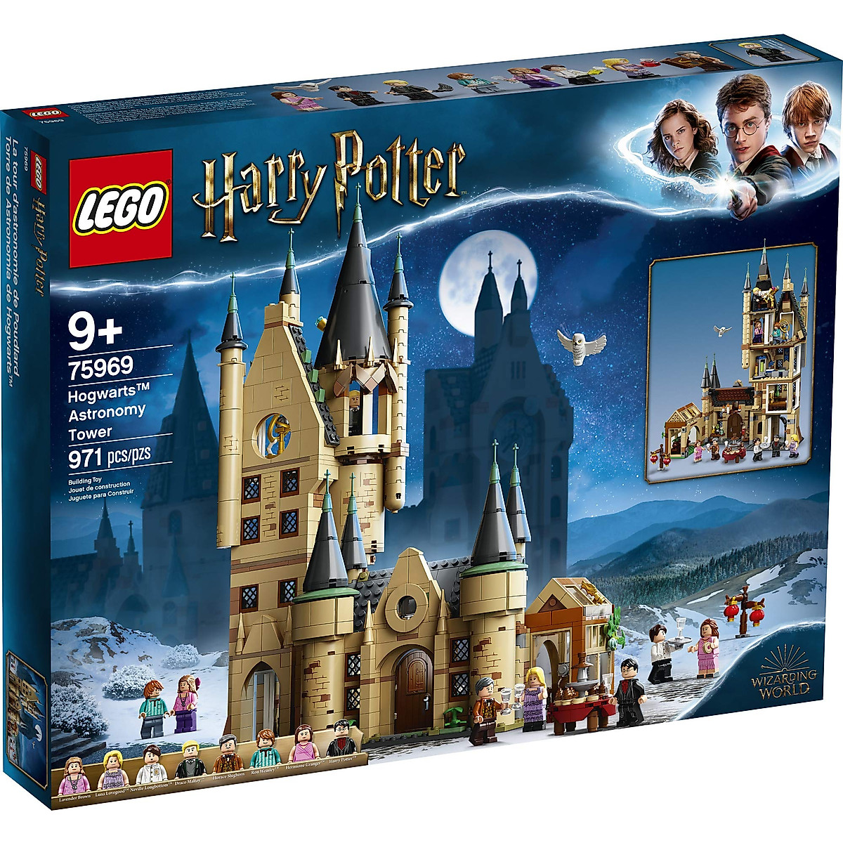 LEGO Harry Potter Hogwarts Astronomy Tower 75969 Building Toy Set for Kids, Boys, and Girls Ages 9+ (971 Pieces)