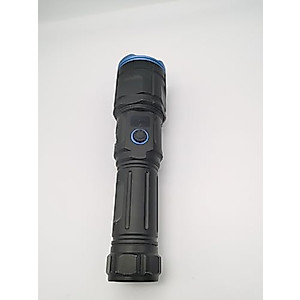 Wind&Moon Powerful Flashlights High Lumens Rechargeable,10000 Lumen Led Strong Handheld Flashlight,IPX6 Waterproof Flashlight for Home Camping Emergencies,USB Battery Operated,Adjustable Focus
