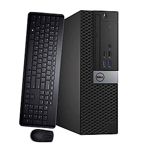 DELL OptiPlex 3040 SFF Desktop Computer Intel Quad Core i7-6700 3.4GHz up to 4.0GHz 16GB Ram 256GB SSD Built-in WiFi & Bluetooth HDMI Dual Monitor Support Wireless Keyboard & Mouse Win10 Pro (Renewed)