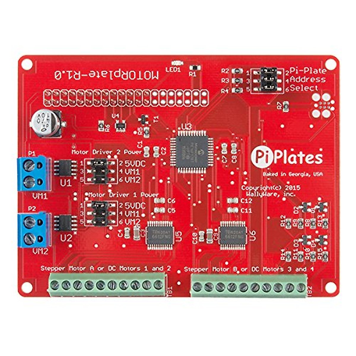Raspberry Pi Motor Controller Pi-Plate