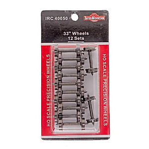 HO Metal Wheels 33" Standard (12) IMR40050
