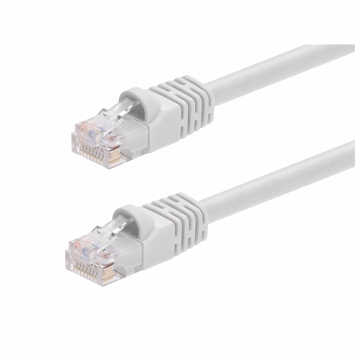 Monoprice 1FT 24AWG Cat6 550MHz UTP Ethernet Bare Copper Network Cable - White