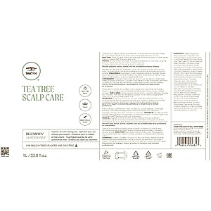 Tea Tree Scalp Care Regeniplex Conditioner, Thickens + Strengthens, For Thinning Hair, 33.8 fl. oz.