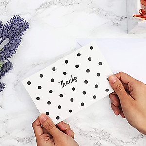 Juvale 144-Pack Bulk Thank You Cards Set with Envelopes, Blank Inside for Birthday Party, Baby Shower, Wedding, Employee Appreciation, All Occasions, 6 Assorted Designs (4x6 in)