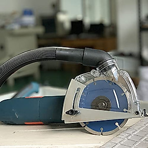 KIPSTAL Cutting Dust Shroud for Angle Grinder 4-1/2-Inch to 5-Inch and Cutting Wheel Diamond Saw Blade 5-Inch X 1 PCS