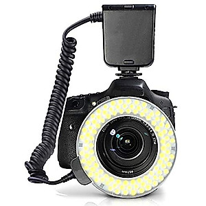 Canon Rebel T5 Dual Macro LED Ring Light/Flash (Applicable for All Canon Lenses)