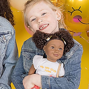ADORA Amazon Exclusive Amazing Girls Collection, 18” Realistic Doll with Changeable Outfit and Movable Soft Body, Birthday Gift for Kids and Toddlers Ages 6+ - Jada Fab Foodie
