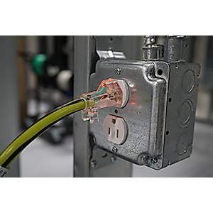 Designers Edge E238 Extension Cord, 12/3-Gauge, Vivid Green