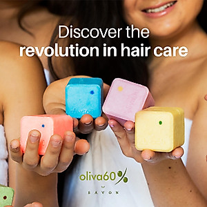 Shampoo Bar Lemongrass Rosemary - Olive, Argan, Macadamia Oil | Sulfate & Paraben Free | Organic Natural Hair Care | 3.5 oz | Shampoo for Oily Hair | No Plastic Waste | Oliva 60