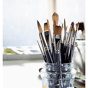 Winsor & Newton Professional Watercolour Sable Brush, Pointed Round #4