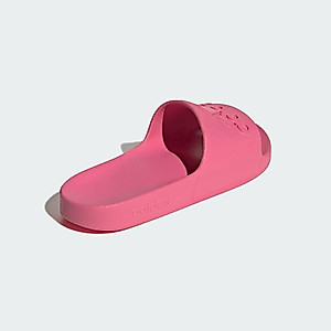 adidas Unisex Adilette Aqua Slide Sandal, Pink Fusion/Pink Fusion/Pink Fusion, 6 US Men