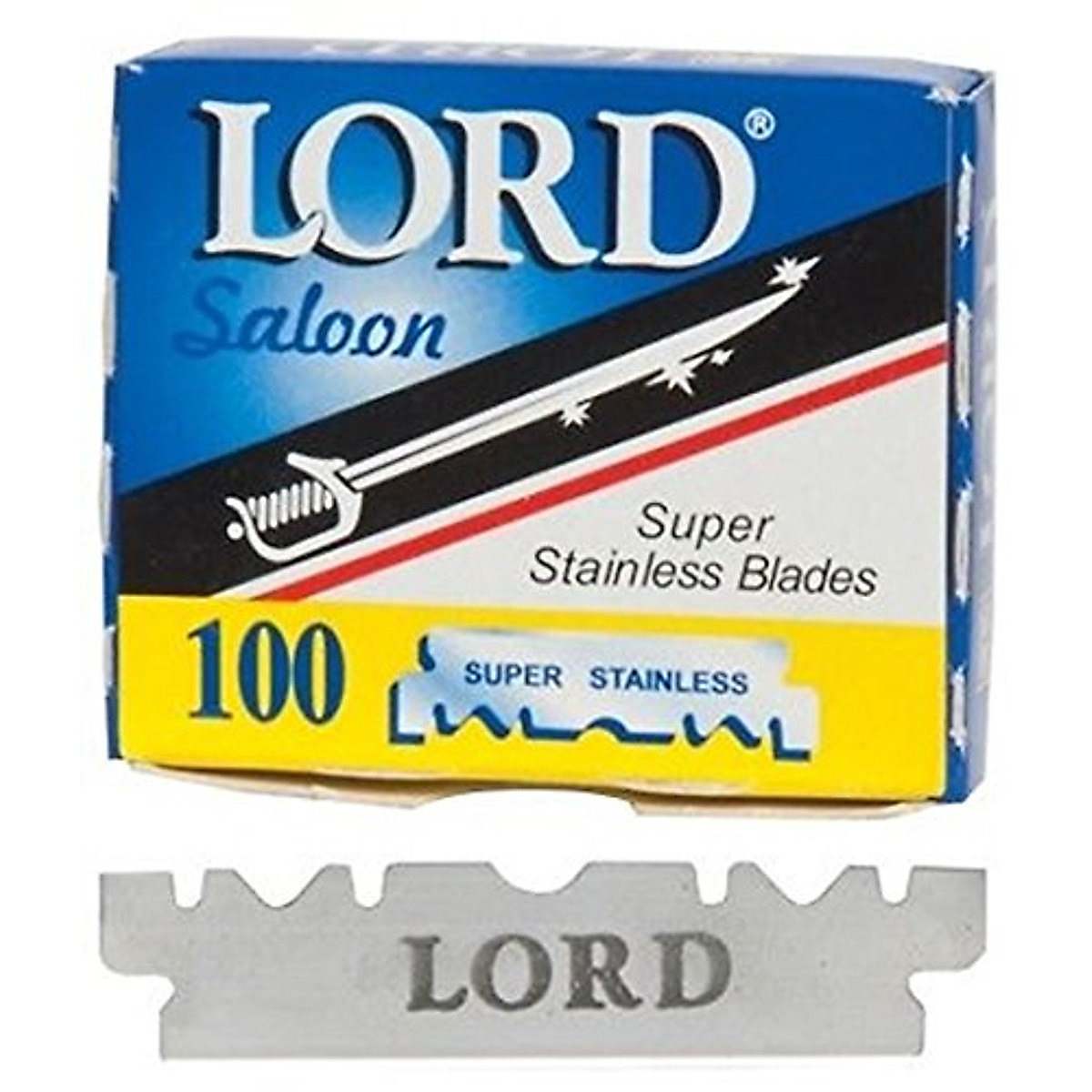 1000 Lord Super Stainless Single Edge Razor Blades for Barbers